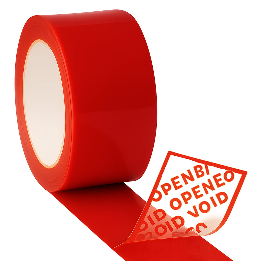 Cinta Adhesiva Roja de Seguridad inviolable 50x5 cm Rojo 1 Ud